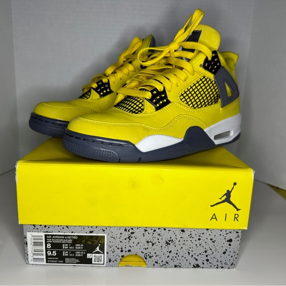 Jordan | Shoes | Jordan 4 Retro Lightning Size 8m Preloved | Poshmark